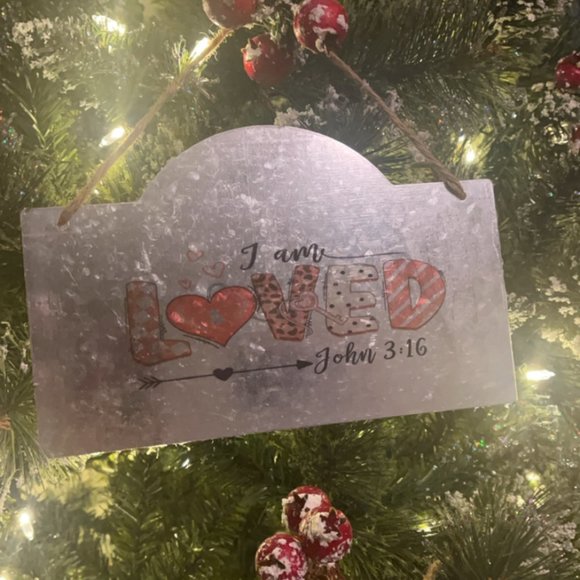 Other | Galvanized Metal Hanging Signs With Scripture | Poshmark